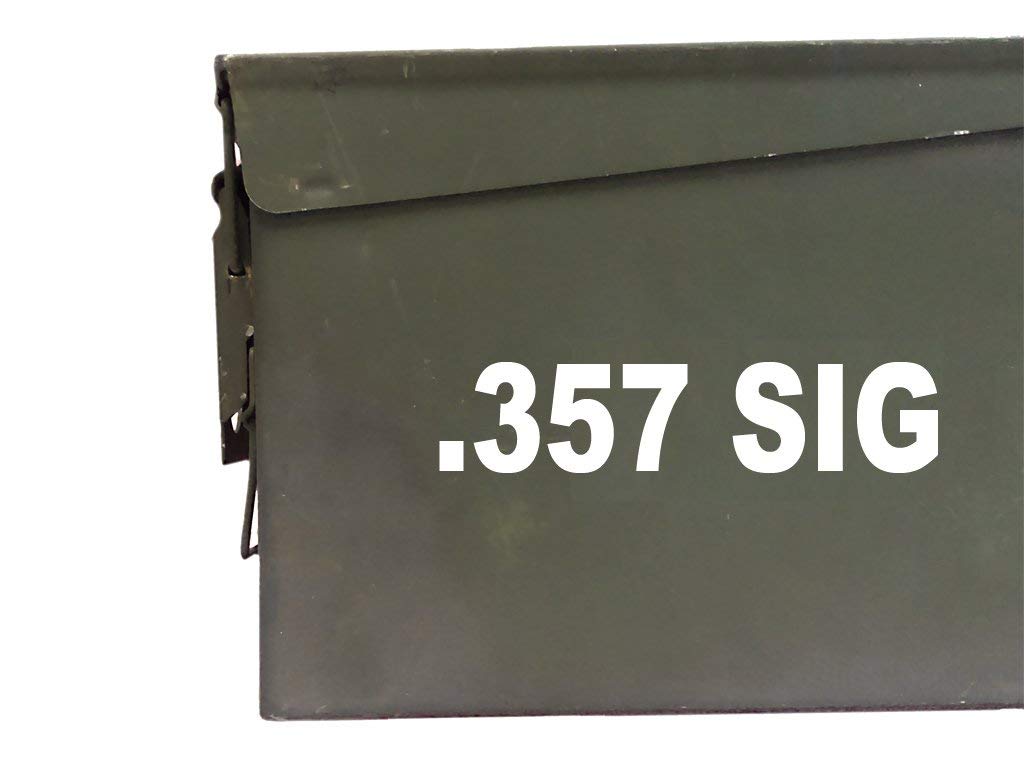 FGD .357 SIG Ammo Box Decal Sticker Label Set1 – Family Graphix LLC